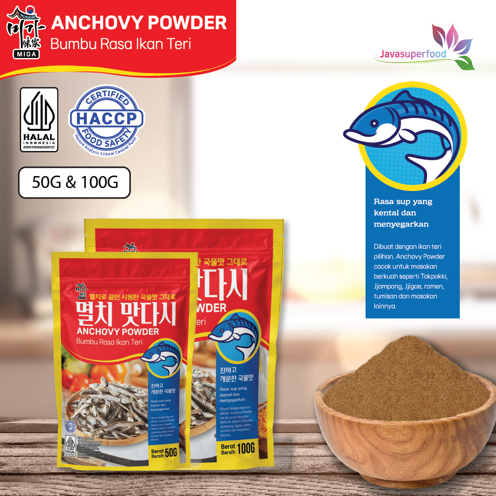 Jual [HALAL] DASHIDA ANCHOVY POWDER BUMBU RASA IKAN TERI (50G/100G ...