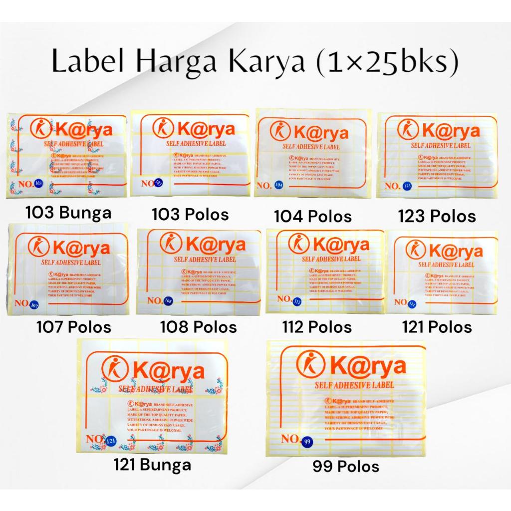 Jual Label harga karya/ label undangan / stiker undangan | Shopee Indonesia