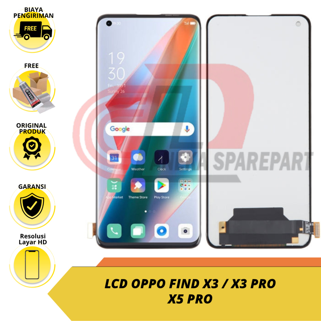 Jual LCD OPPO FIND X3 / X3 PRO / X5 PRO LAYAR DATAR ORIGINAL BERGARANSI ...