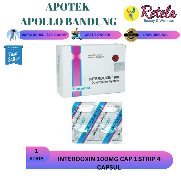 Jual INTERDOXIN 100MG CAP 1 STRIP 4 CAPSUL | Shopee Indonesia