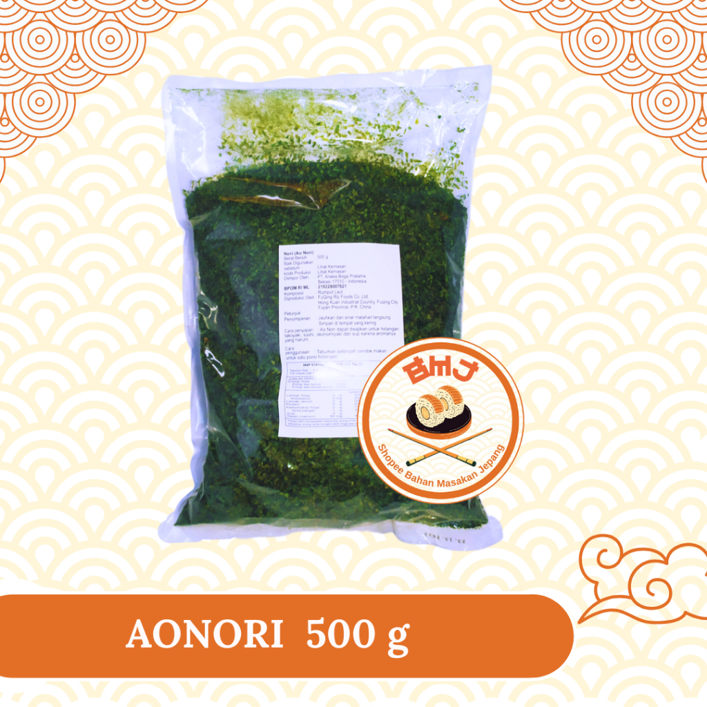 Jual AONORI Bubuk Nori 500 g │Ao Nori Powder Import Taburan Takoyaki ...