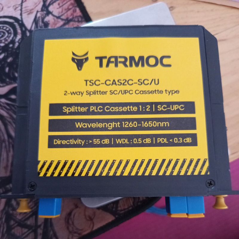 Jual Tarmoc Fiber Optic Passive Splitter PLC Box 1:2 SC UPC|FTTH ...