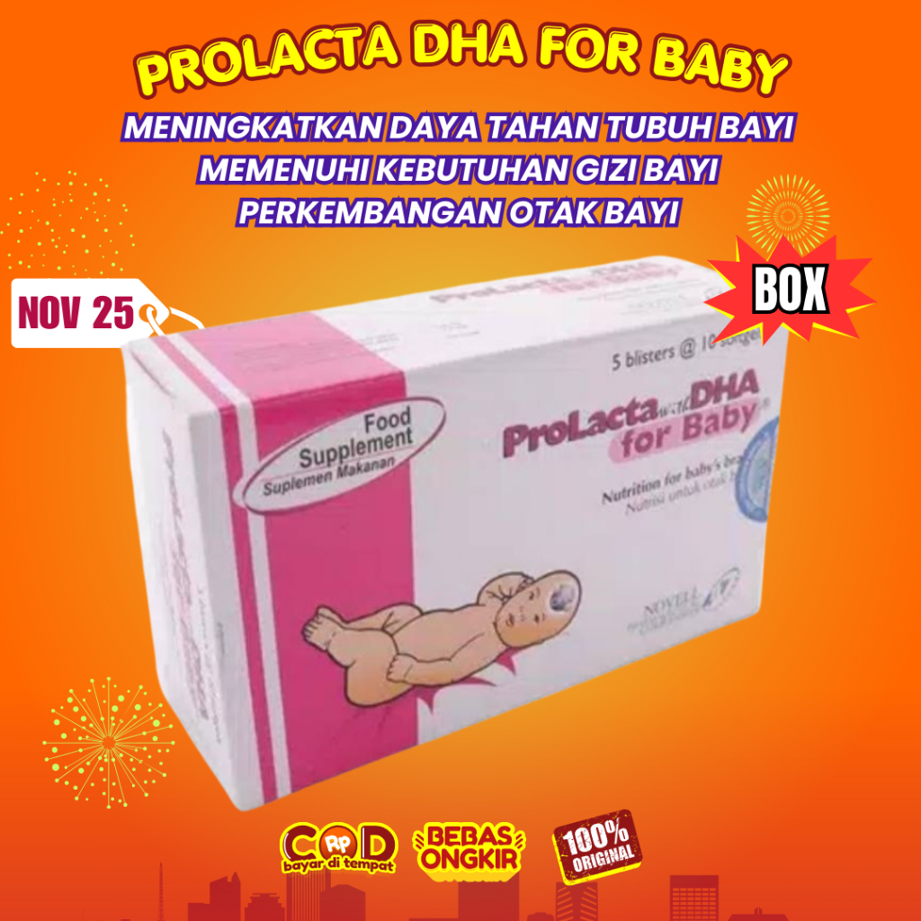 Jual PROLACTA BABY WITH DHA FOR BAYI - Suplemen & Vitamin Bayi untuk ...