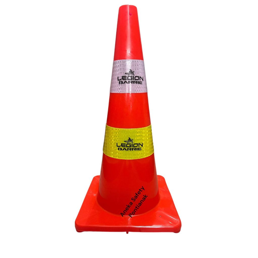 Jual Rubber Safety Traffic Cone 70Cm / Kerucut Lalu Lintas Karet | Shopee Indonesia