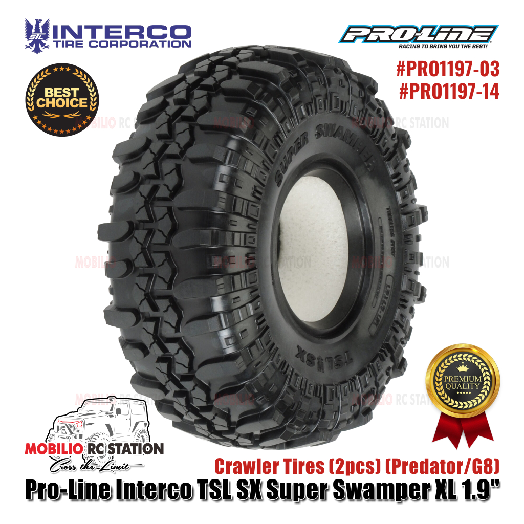 Jual Pro-Line Interco TSL SX Super Swamper XL 1.9" Crawler Tires RC Car ...