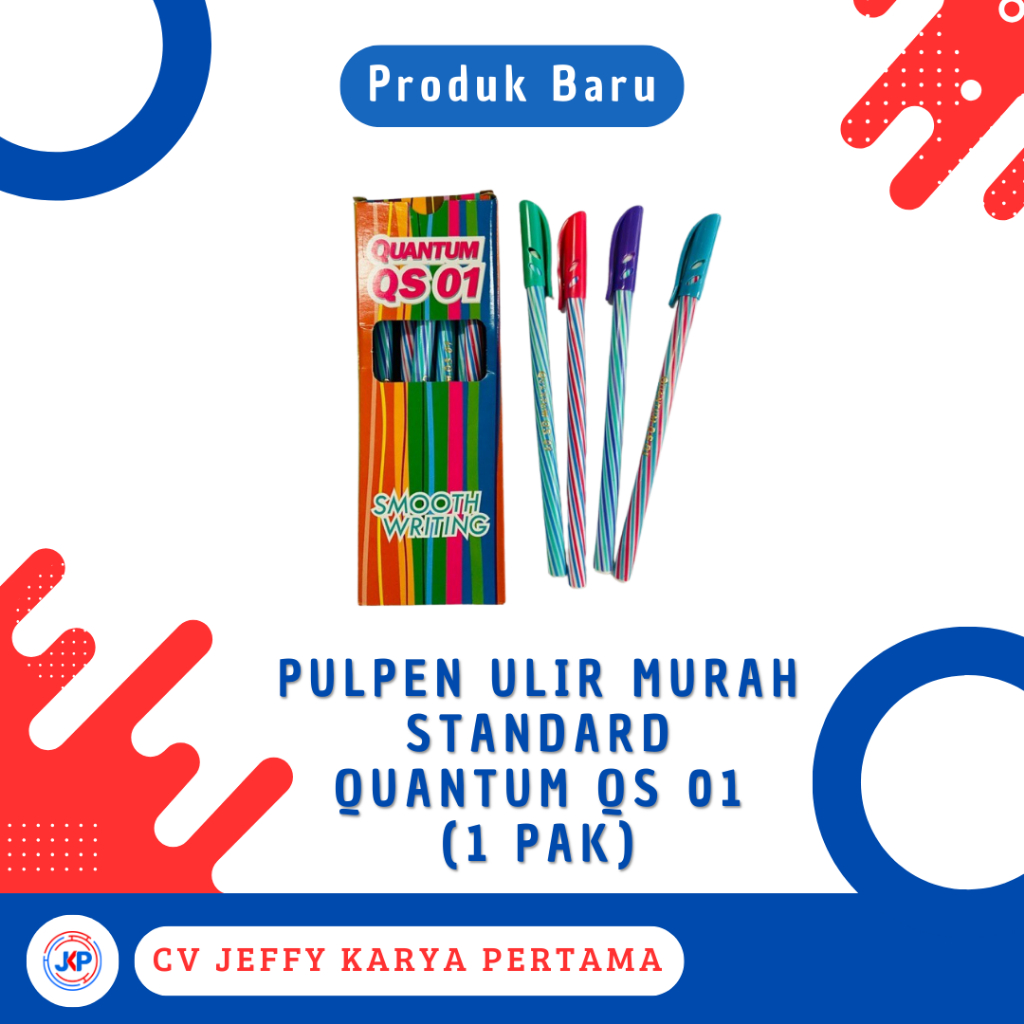 Jual Pulpen Ulir Murah Standard Quantum QS 01 (1 pak) | Shopee Indonesia