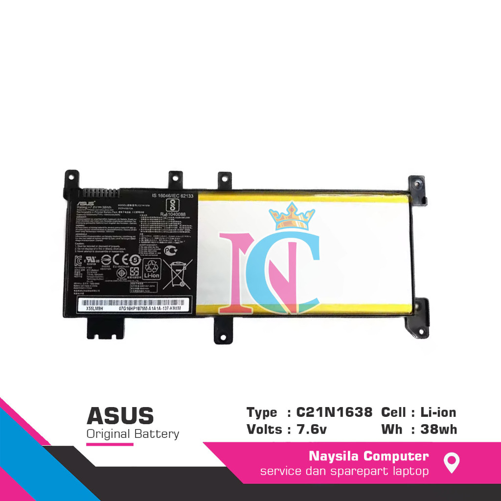 Jual Baterai Laptop Asus VivoBook 14 a442u X442U X442UR X442UA X442UF ...