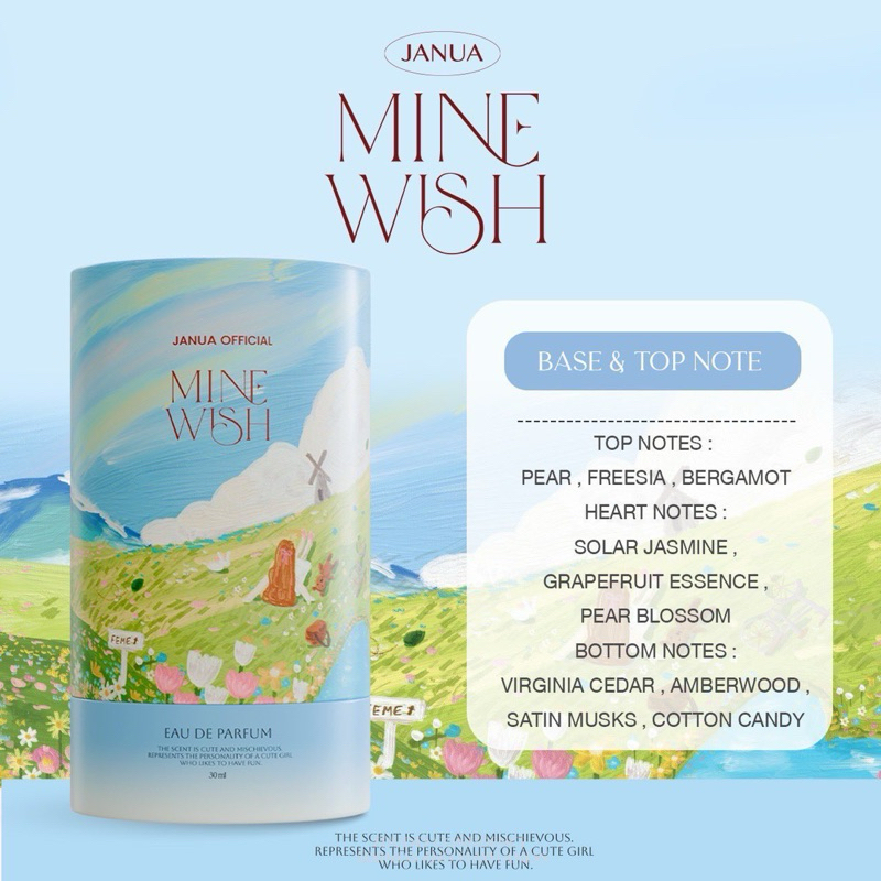 Jual [PRE ORDER] JANUA PERFUME EDP 30ml MINE WISH PASSION LOVE DREAMY ...