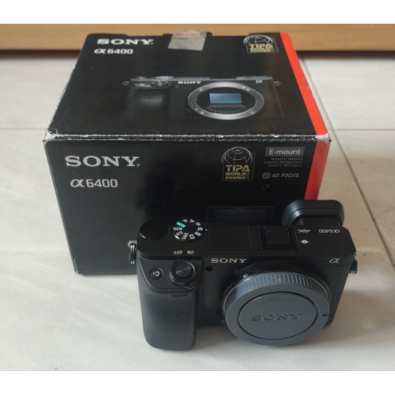 Jual Kamera Mirroless Sony A6400 4K Body Only Mulus Doff Fullset Box | Shopee Indonesia