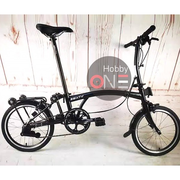 Jual Sepeda Lipat 3SIXTY MIDNIGHT BLACK | Shopee Indonesia