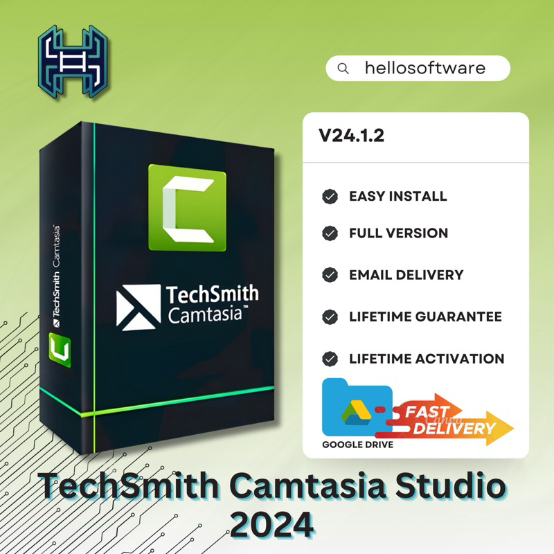 Jual (WIN/MAC) TechSmith Camtasia Studio v24.1.2 Full Version (Versi ...
