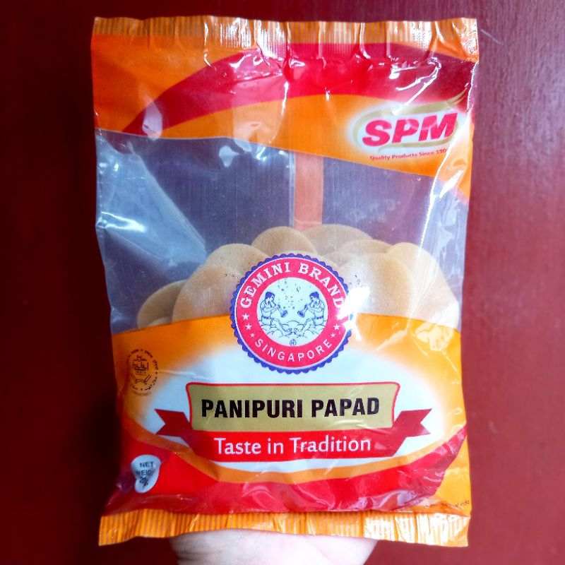 Jual Pani Puri Papad | Taste in Tradition | Krupuk Pani Puri | Shopee ...