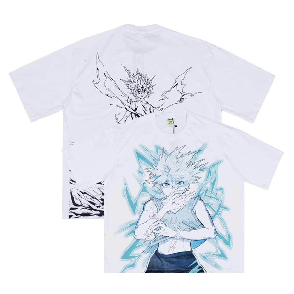 Jual KILLUA HUNTER X HUNTER ANIME MANGA KAOS TSHIRT OVERSIZE & REGULER ...