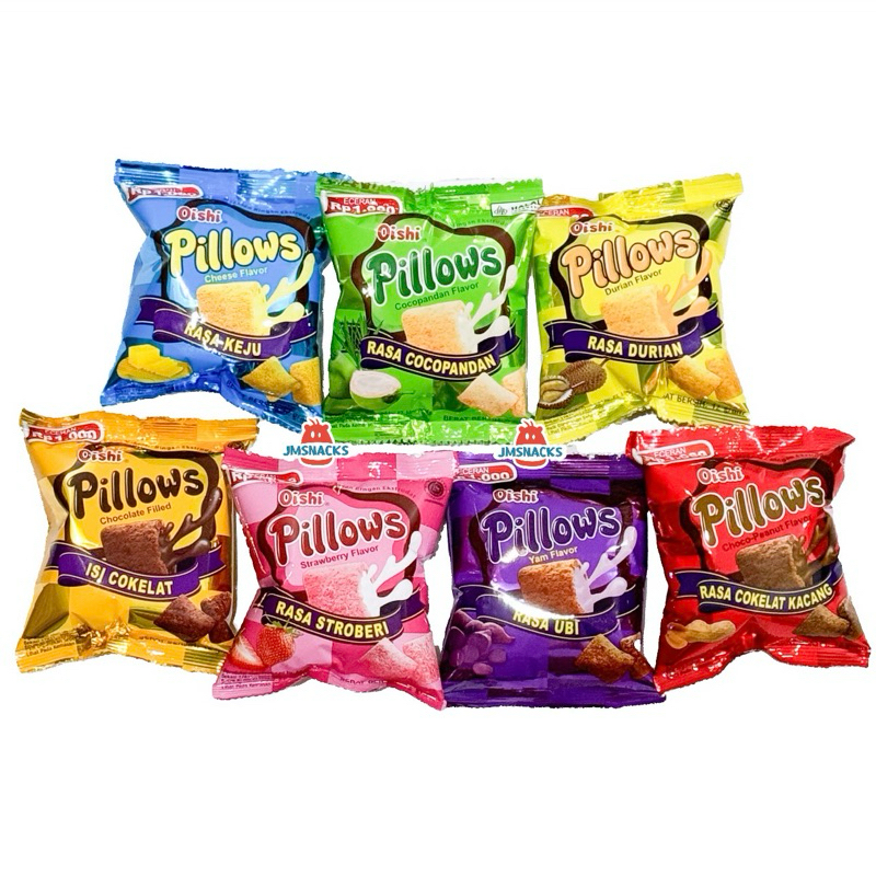 Jual [PROMO!!] Oishi Pillows Bantal MEDIUM 12gr SATUAN Aneka Rasa ...