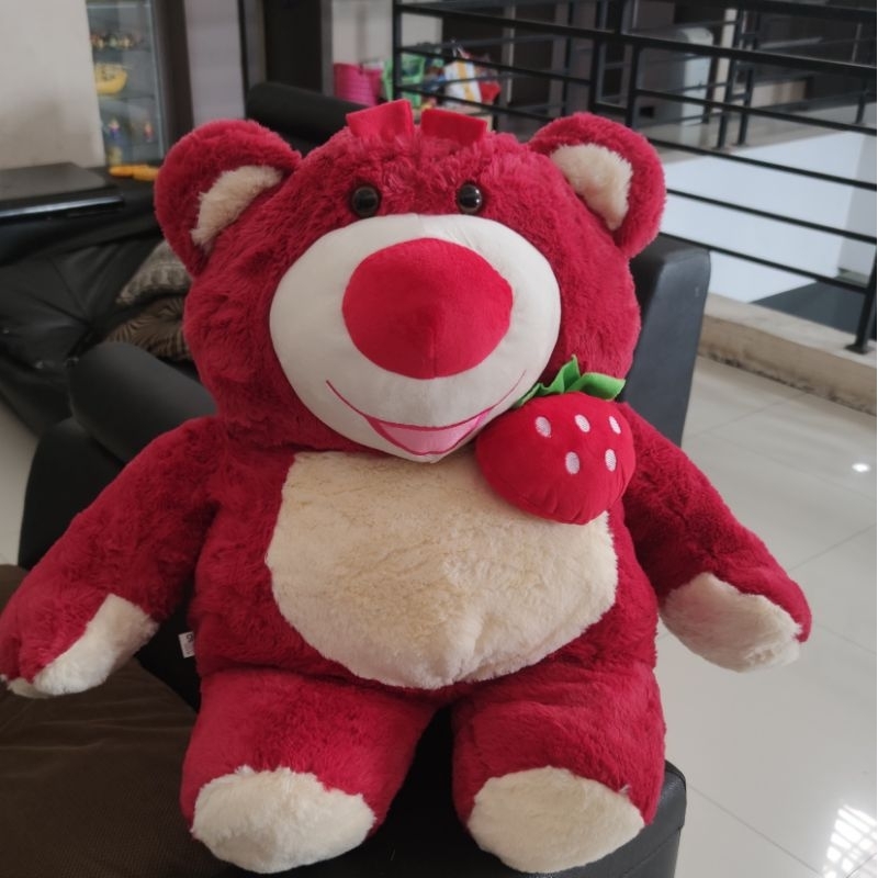 Jual BONEKA LOTSO STRAWBERRY 60 CM SUDAH SNI | Shopee Indonesia