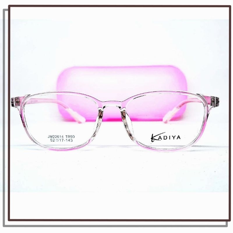 Jual FRAME KACAMATA PLASTIK KADIYA 22614 Model Keren Transparan Gagang ...