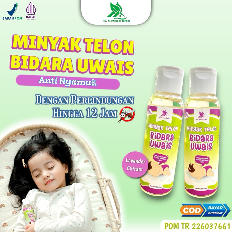 Jual Minyak Telon Bayi Herbal 100ml Uwais | Shopee Indonesia