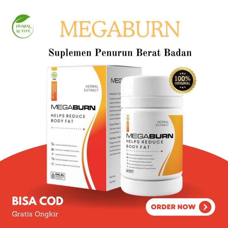 Jual Megaburn Helps Reduce Body Fat Megaburn Asli Bpom | Shopee Indonesia