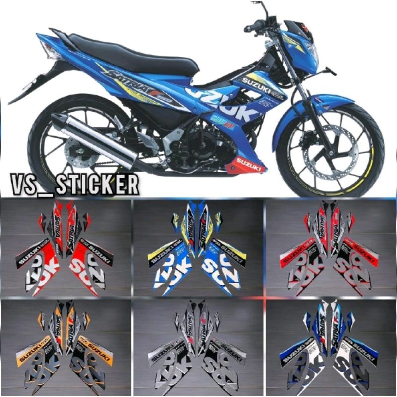 Jual STRIPING STICKER LIST BODY MOTOR SUZUKI RAIDER 2014 THAILAND ...
