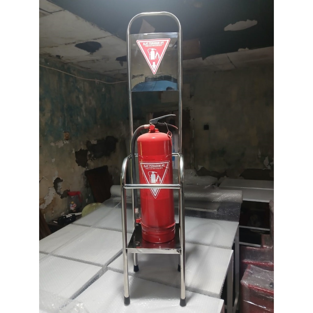 Jual Rak apar / tempat dudukan apar stai less stell 201 3/4 inchi kap 6 ...