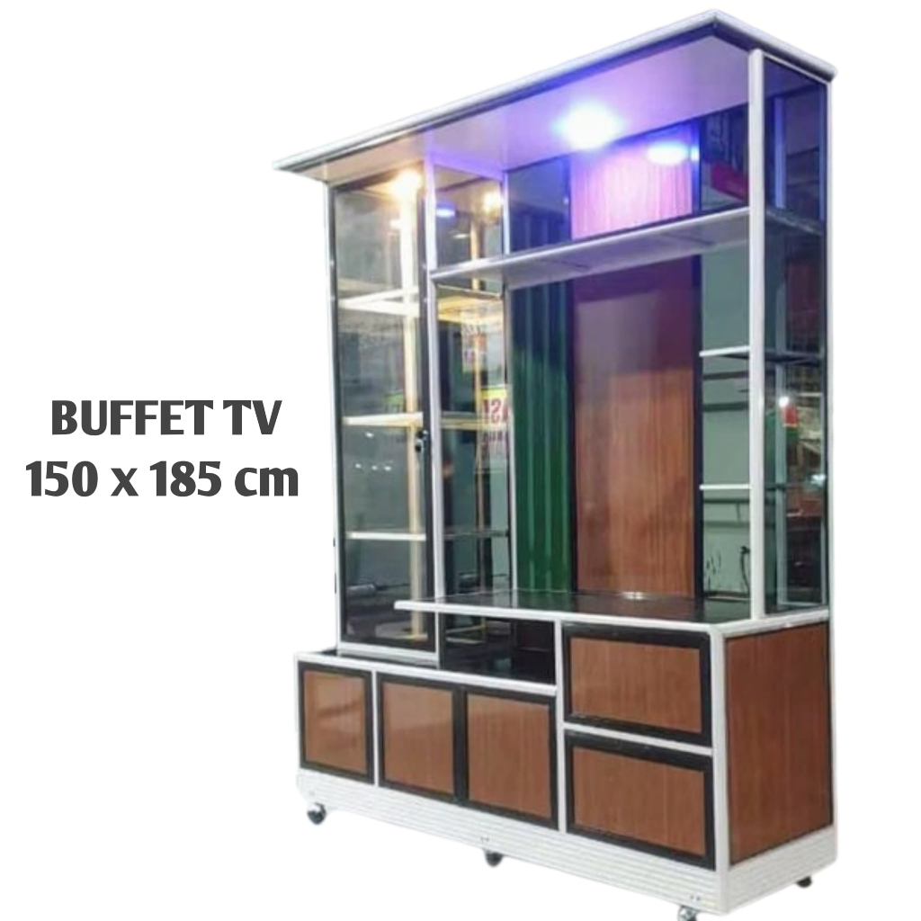 Jual BUFFET TV ALUMINIUM ACP | JOGJA | Shopee Indonesia