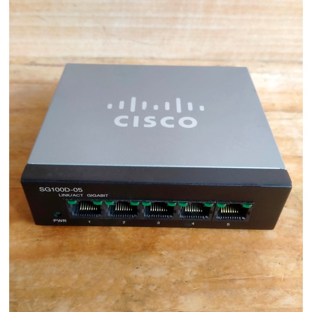 Jual Cisco 5-Port Gigabit Desktop Switch SG100D-05 V2 Small Business ...