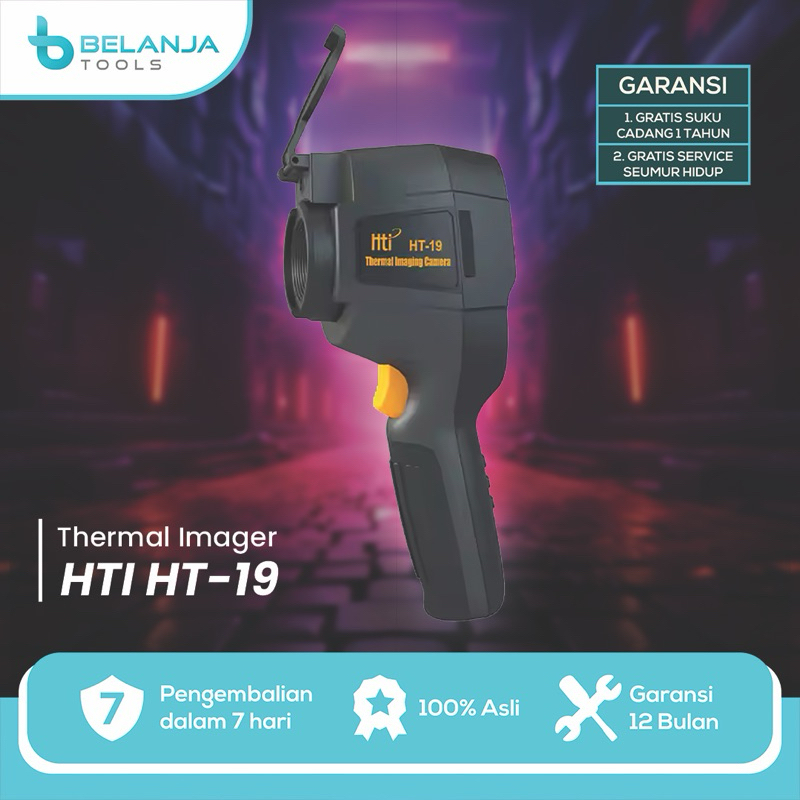 Jual Thermal Camera HTI HT19 Imager Infrared Thermometer HT-19 IR Gun ...