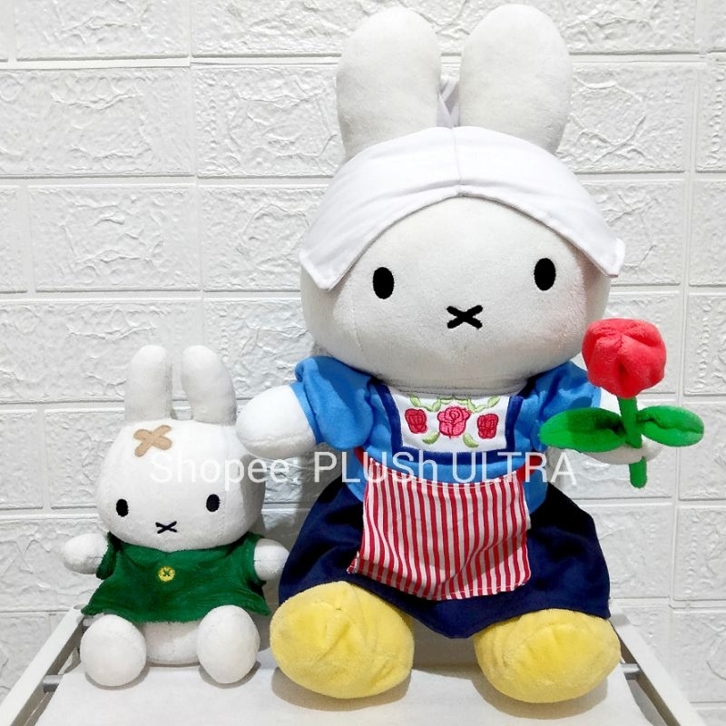 Jual Miffy Bunny Rabbit Dutch Girl Netherland Nijntje Plush Doll Boneka ...