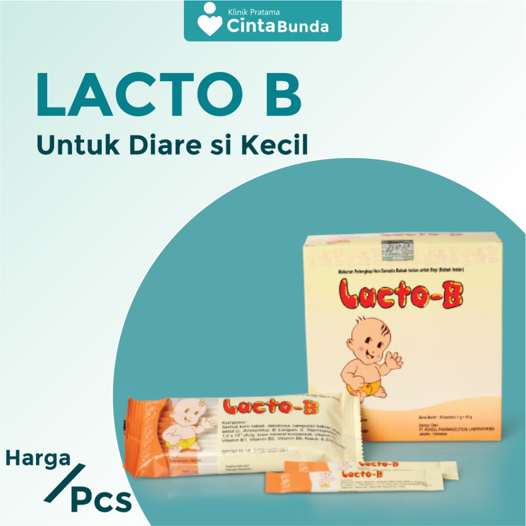 Jual LACTO-B Suplemen Prebiotik Untuk Diare Pada Bayi dan Balita ...
