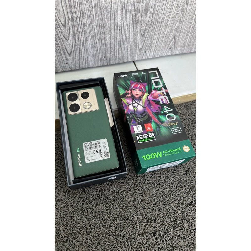 Jual Infinix Note 40 Pro+ Plus 5G 12/256 Vintage Green Mulus Terawat 95 ...