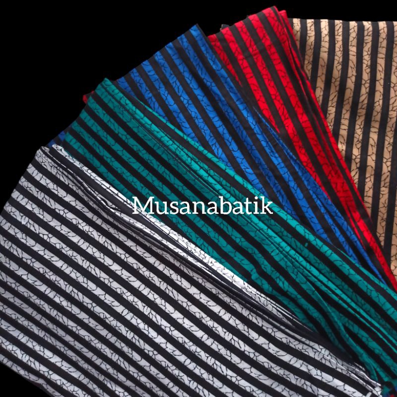 Jual kain batik printing motif lurik garis remekan | Shopee Indonesia