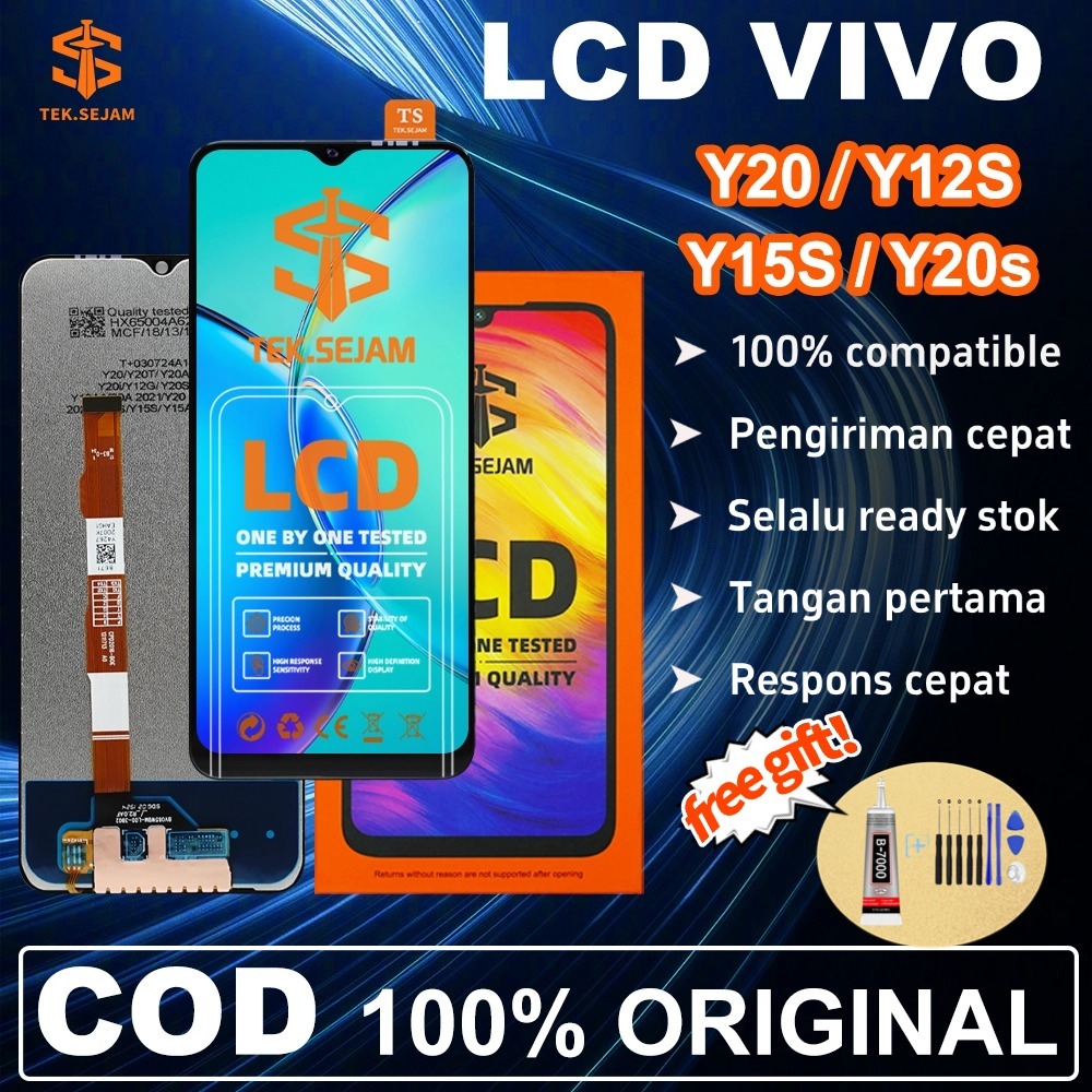 Jual 【ORIGINAL+lem+obeng】LCD TOUCHSCREEN VIVO Y20 Y20S Y12S Y15S Y01 Y20 2021 Y20A Y12A Y20SG ...