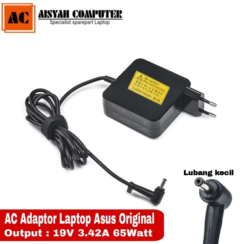 Jual adaptor charger carger original laptop Asus vivobook S14 S430 S430FA S430FN - 19V 3.42A 65W ...