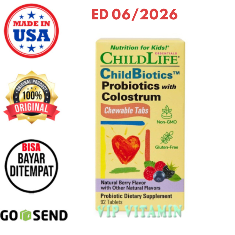 Jual ChildLife Essentials ChildBiotics Probiotics with Colostrum ...