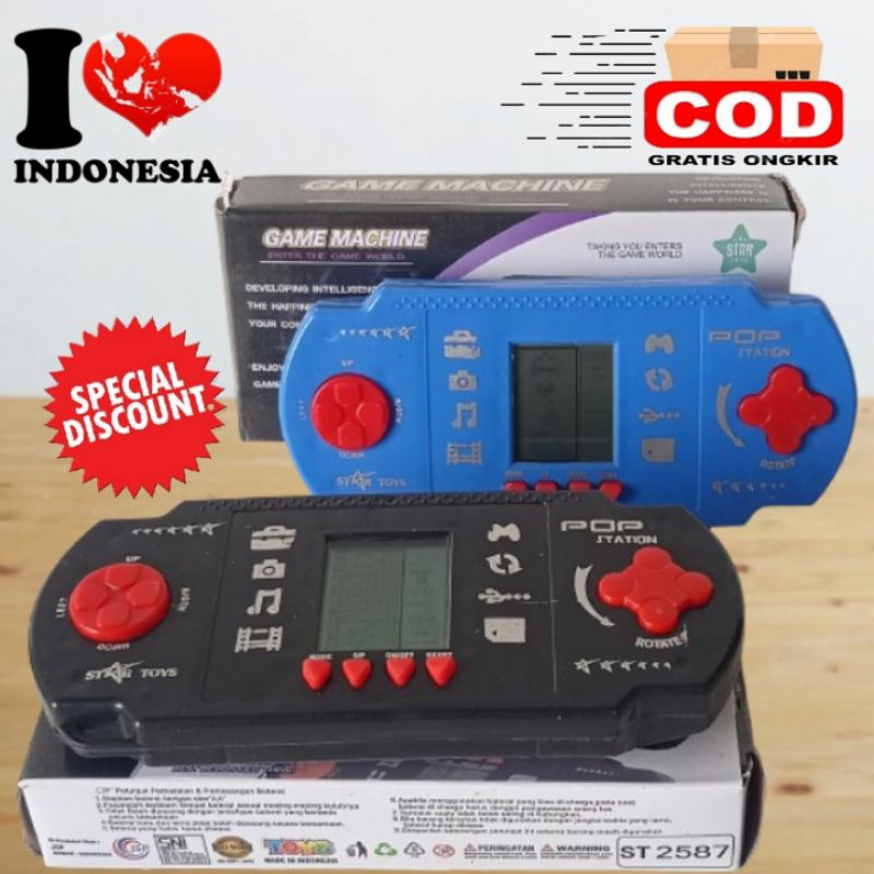 Jual brick game st 2587 / mainan jadul / game bot / gembot jadul ...