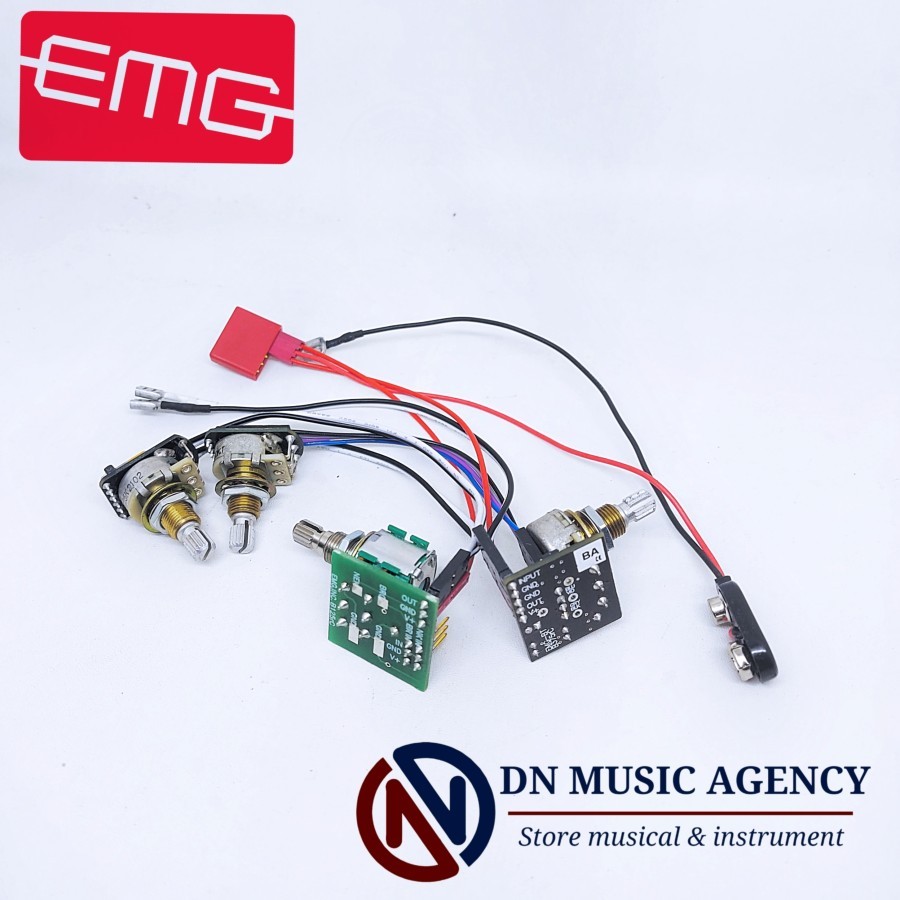 Jual Preamp bass EMG bts control onboard original USA | Shopee Indonesia