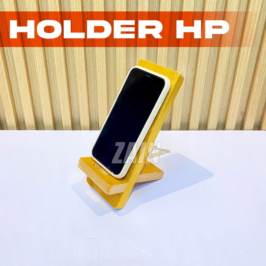 Jual HOLDER HP KAYU - STAND HOLDER HP | Shopee Indonesia