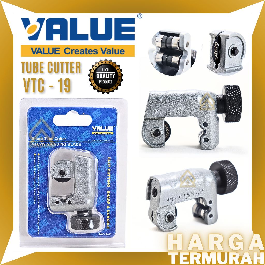 Jual TUBE CUTTER VALUE VTC19 | KARTER / CARTER / KALTER PIPA AC TEMBAGA ...