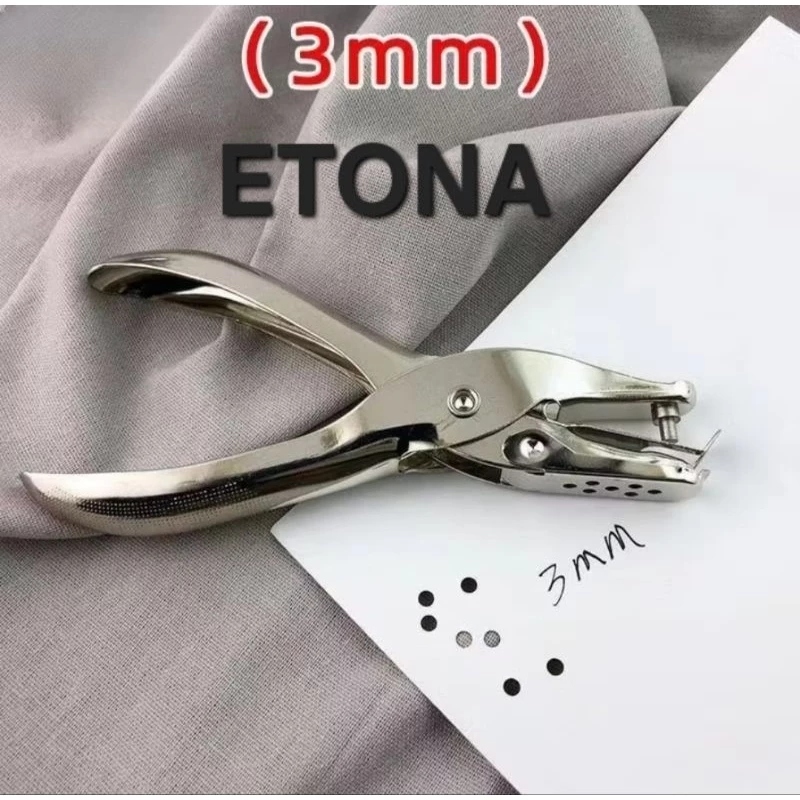 Jual 3 MM PUNCH/PERFORATOR, Etona 3MM ONE HOLE PUNCH. Cocok buat hang ...