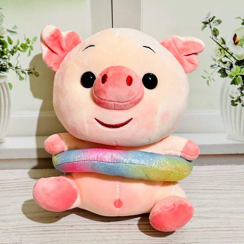 Jual MAINAN ANAK BONEKA PIGGY PIG BABI BEBONG BERENANG BAN PINK GIFT ...