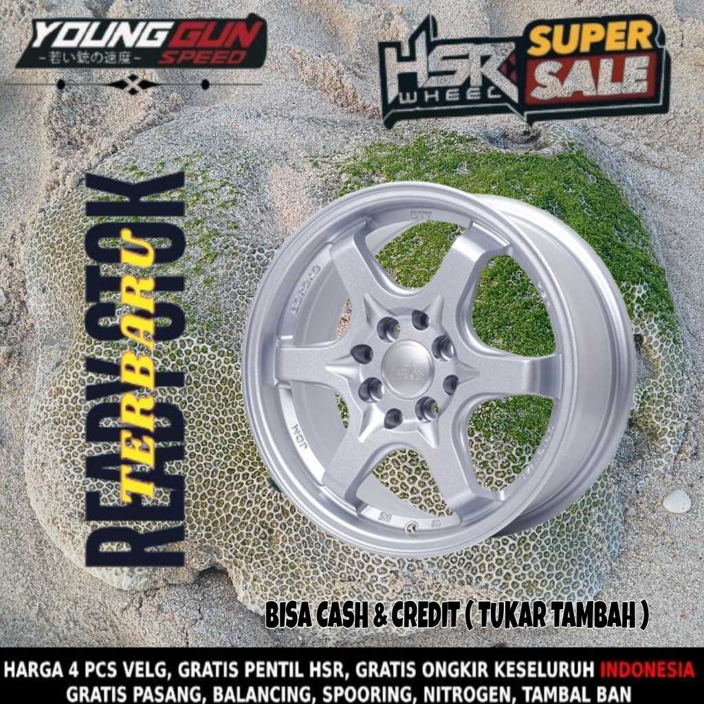 Jual Velg TE37 R15 Hsr Sty For Brio Agya Vios Calya Sigra Pelek Racing Ring 15 Silver | Shopee ...