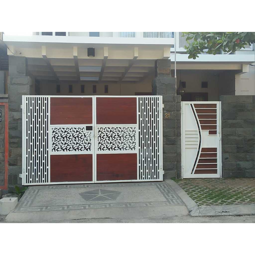 Jual Pagar rumah kombinasi model lipat | Shopee Indonesia
