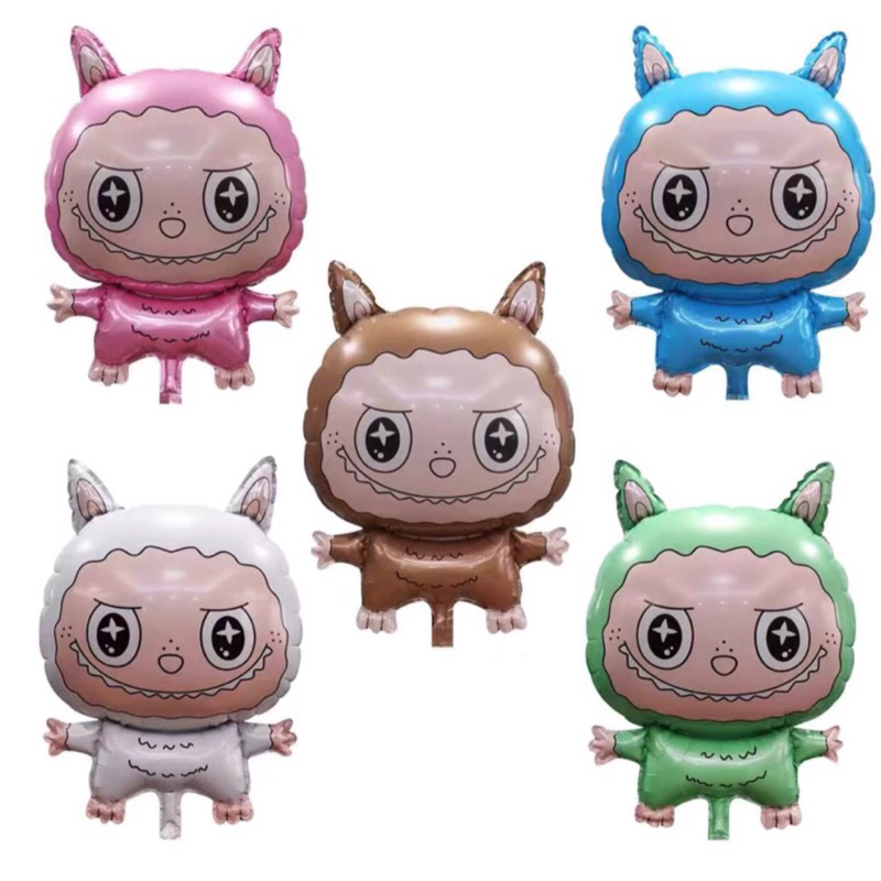 Jual BALON FOIL LABUBU / BALON FOIL KARAKTER LABUBU / BALON FOIL ...