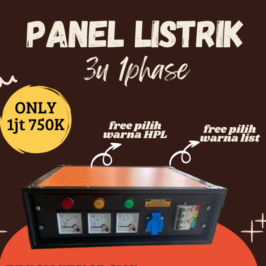 Jual Panel listrik 3u 1Phase Free pilih List dan HPL | Shopee Indonesia