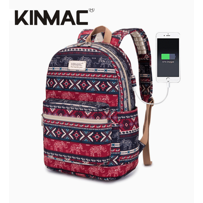 Jual KINMAC Red Elephant Ransel Tas Laptop Backpack Wanita Mahasiswa ...