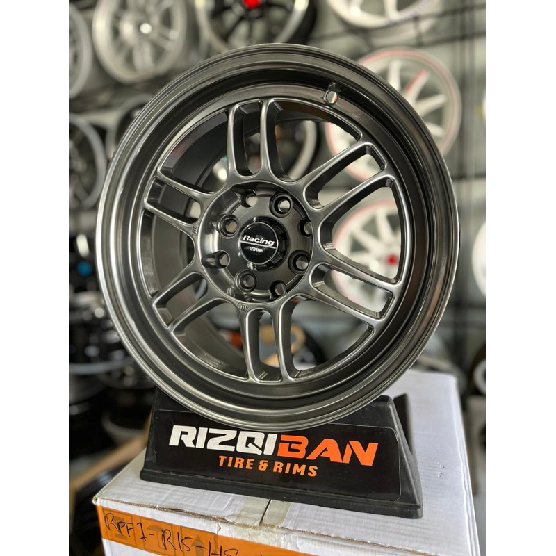 Jual velg rpf r15 hyper black lebar 6,5 et40 kondisi baru | Shopee Indonesia