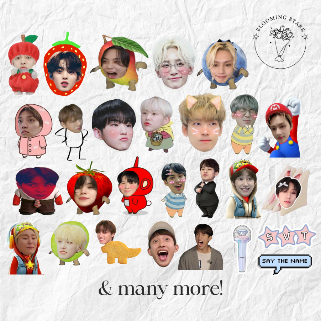 Jual [READY STOCK] STIKER MEMBER SEVENTEEN || SEBONG || STICKER ...