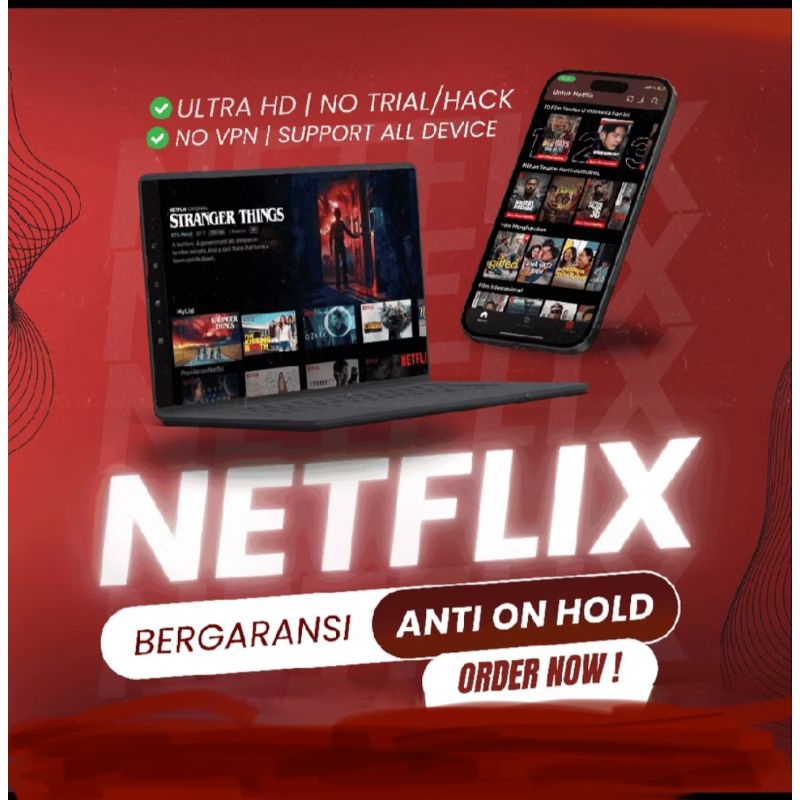 Jual NETFLIXX PREMIUM UHD 4K TANPA VPN AMANAH FULL GARANSI | Shopee Indonesia