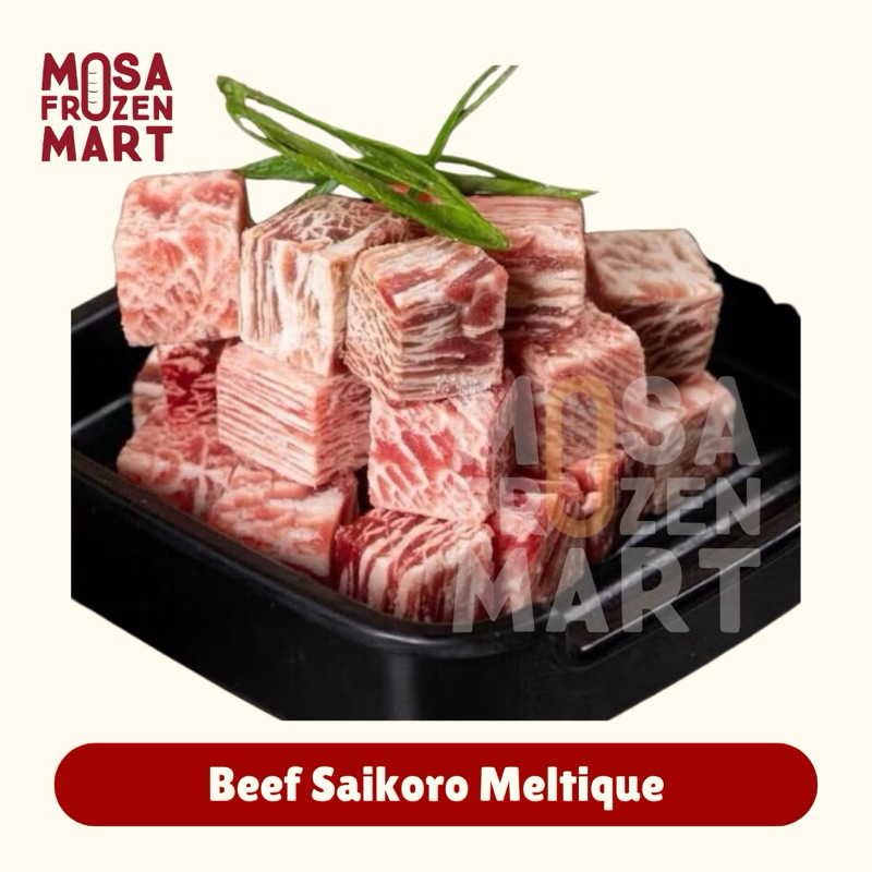 Jual Beef Saikoro Meltique | Daging Sapi | Meat Beef Grill | Shopee ...