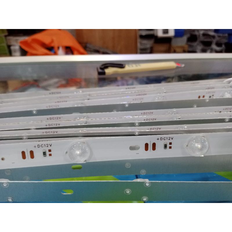 Jual (5 pcs) Lampu LED BAR panel neon box 12 mata panjang 1 meter ...